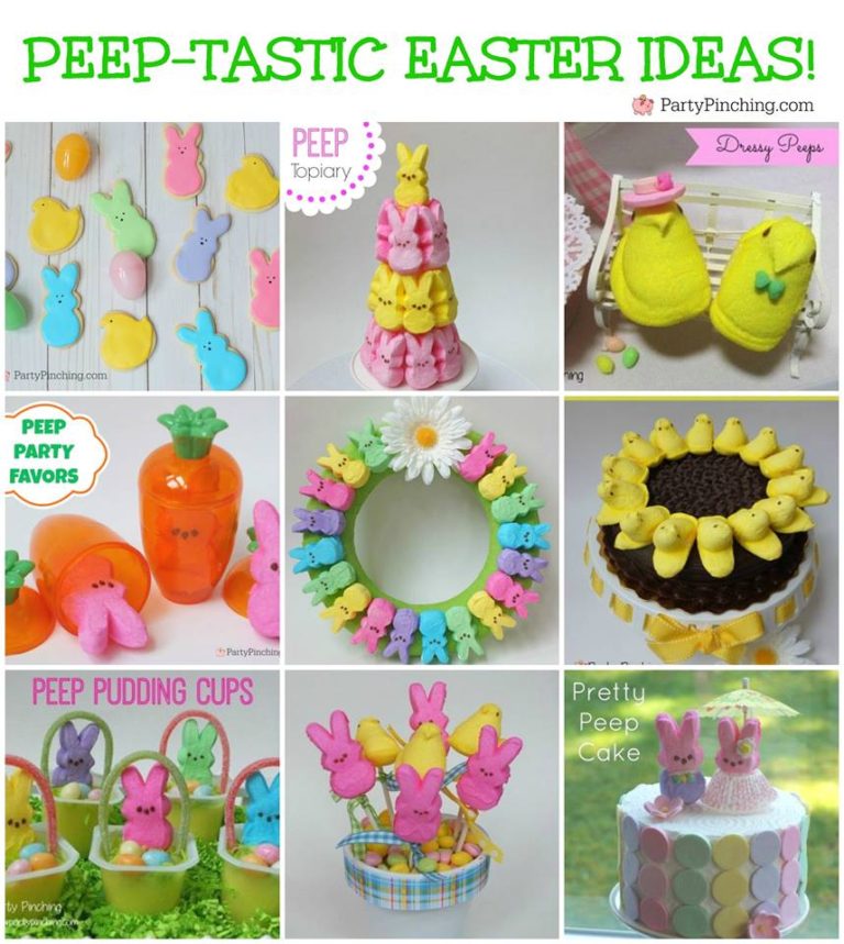 Best Easter Peep recipe party ideas, Best marshmallow peeps recipes