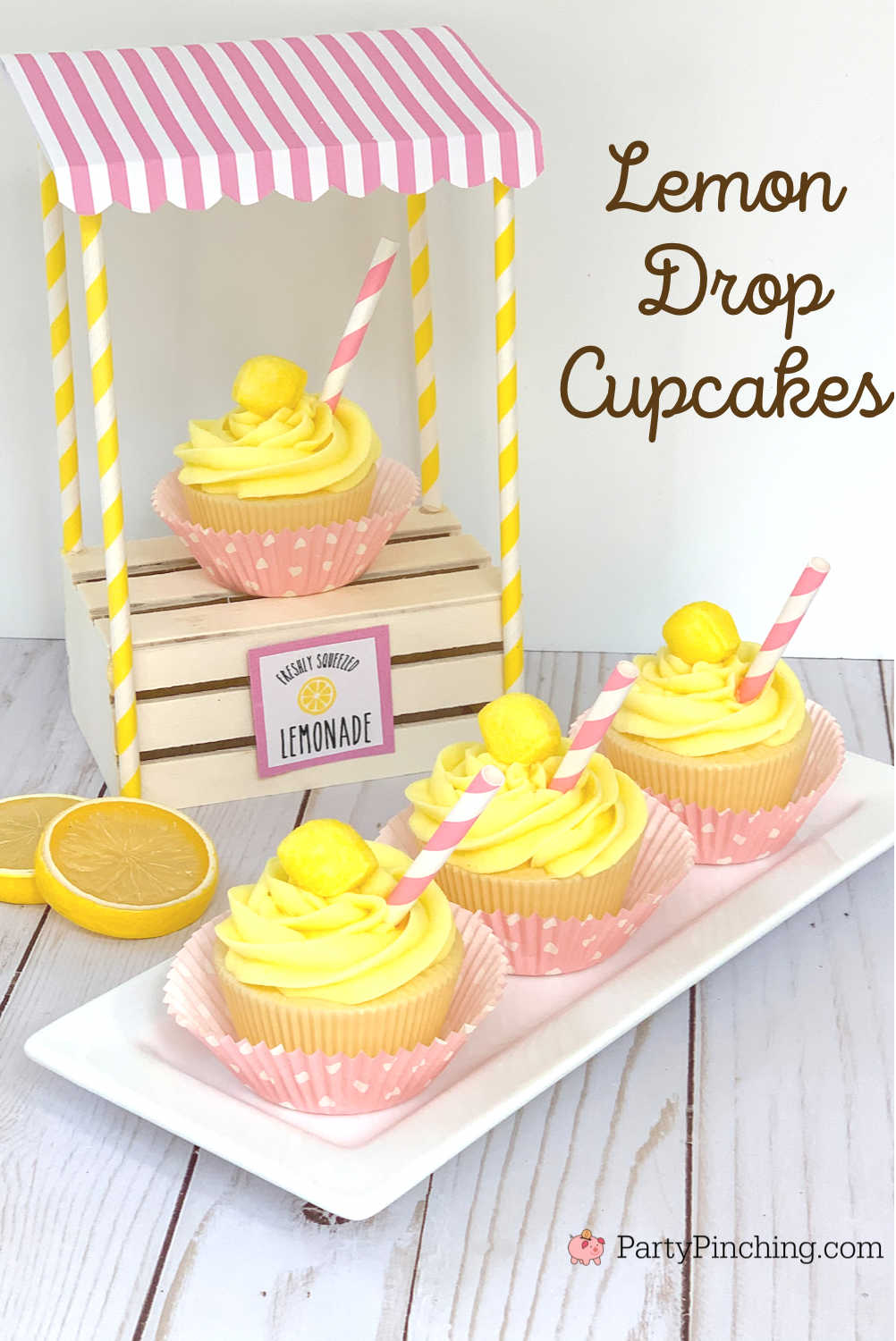Lemon Drop Cupcakes, best lemon cupcakes, best lemonade cake recipe