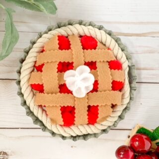 dollar tree pie craft, apple cherry pumpkin pie craft felt nautical ...