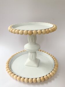 Dollar Tree Farmhouse Tiered Tray, best Dollar Tree DIY craft ideas decor