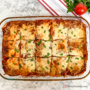 Super easy lasagna, 5 ingredient lasagna kid friendly dinner recipe ideas