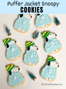 Snoopy Puffer Jacket Cookies ,CVS viral TikTok Snoopy Puffer coat