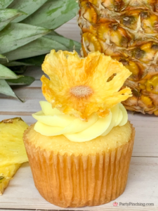 dried pineapple flowers, how to make easy baked dried pineapple flowers