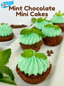 mini caramel apple cakes, Drakes mini coffee cakes, cute apple cupcakes